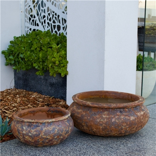 Atlantis Classic Low Bowl Rust | Pots WA