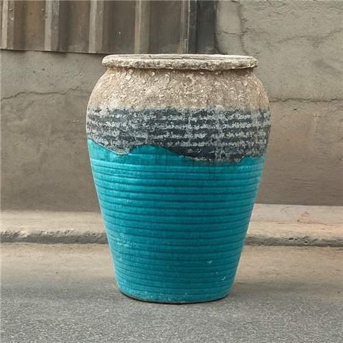 Clay Combo Tall Bee Hive - Glazed Aqua, Sand Atlantis | Pots WA